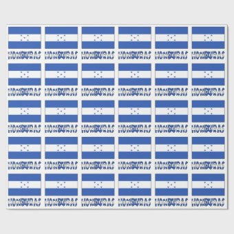 Honduras and Honduran Flag Wrapping Paper | Zazzle