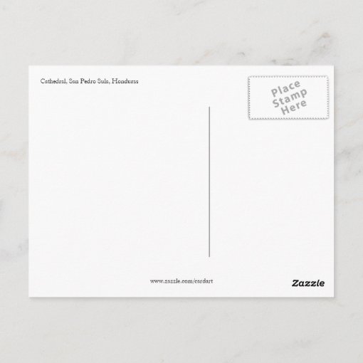honduras cathedral postcard | Zazzle