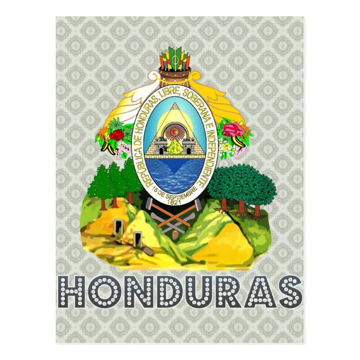 Honduras Coat of Arms Postcard | Zazzle.com