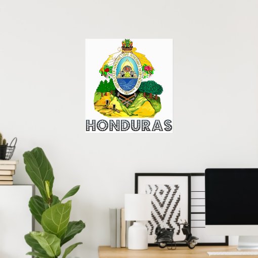 Honduras Coat of Arms Poster | Zazzle