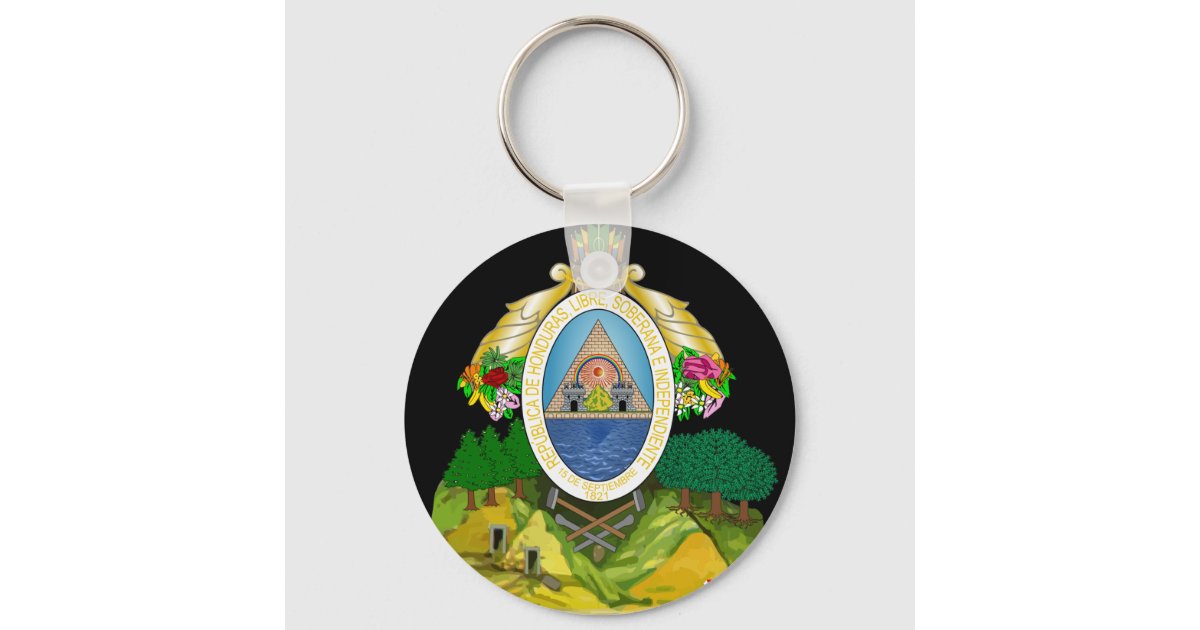 honduras emblem keychain | Zazzle