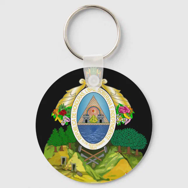 honduras emblem keychain | Zazzle