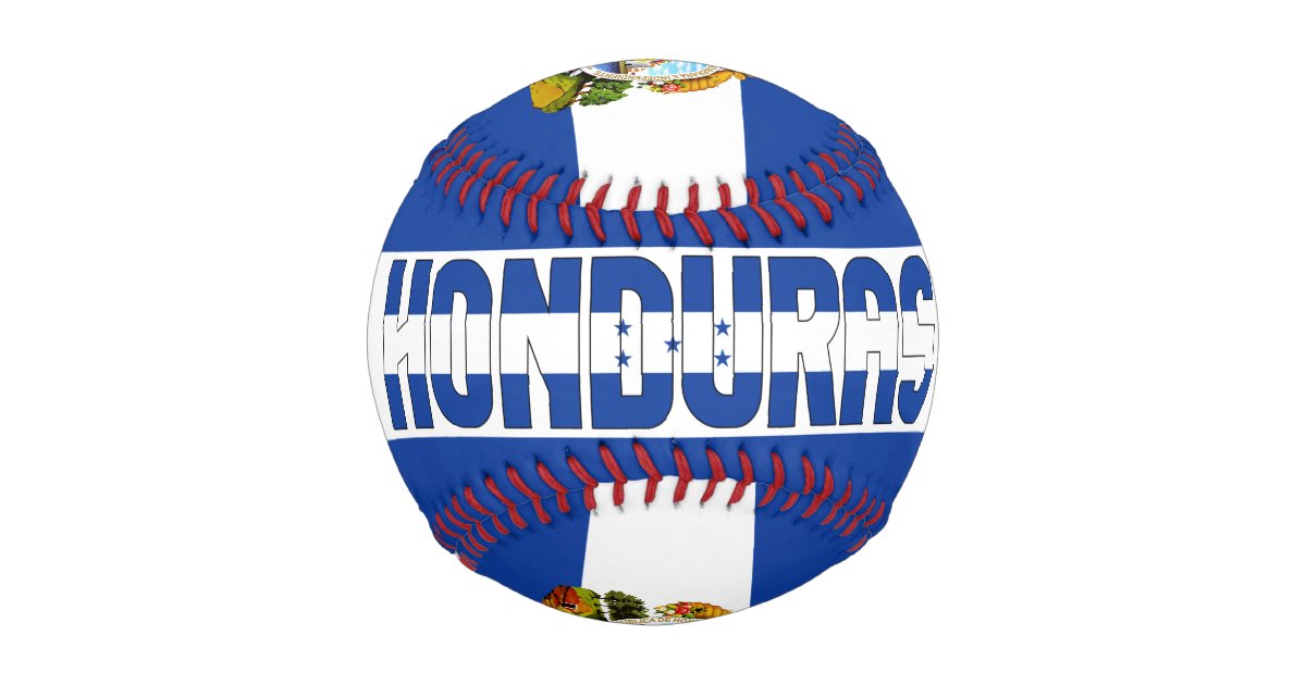 Honduras Flag and Coat of Arms Patriotic Baseball | Zazzle