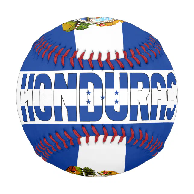 Honduras Flag and Coat of Arms Patriotic Baseball | Zazzle