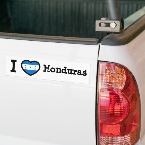 Honduras Flag Bumper Sticker | Zazzle