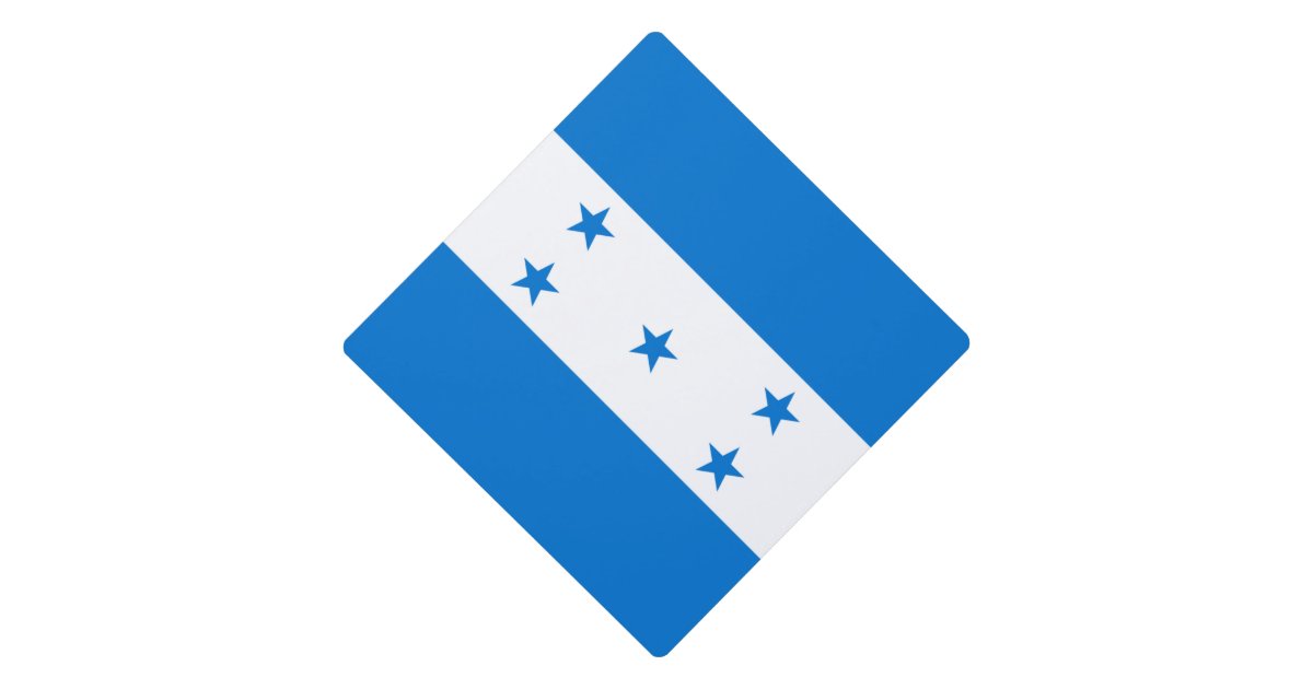 Honduras flag graduation cap topper | Zazzle