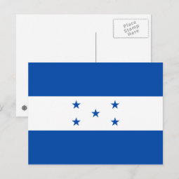 Honduras Flag Postcard | Zazzle