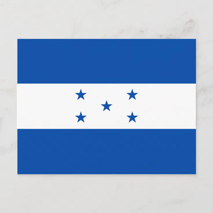 Honduras Flag Postcard | Zazzle