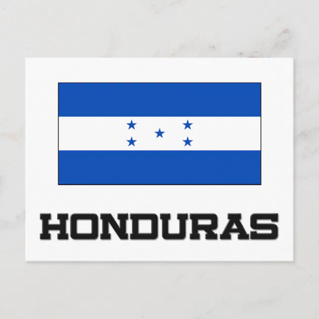 Honduras Flag Postcard | Zazzle