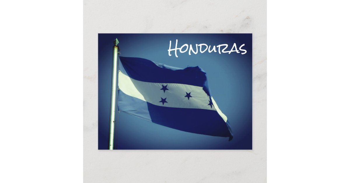 honduras flag postcard | Zazzle