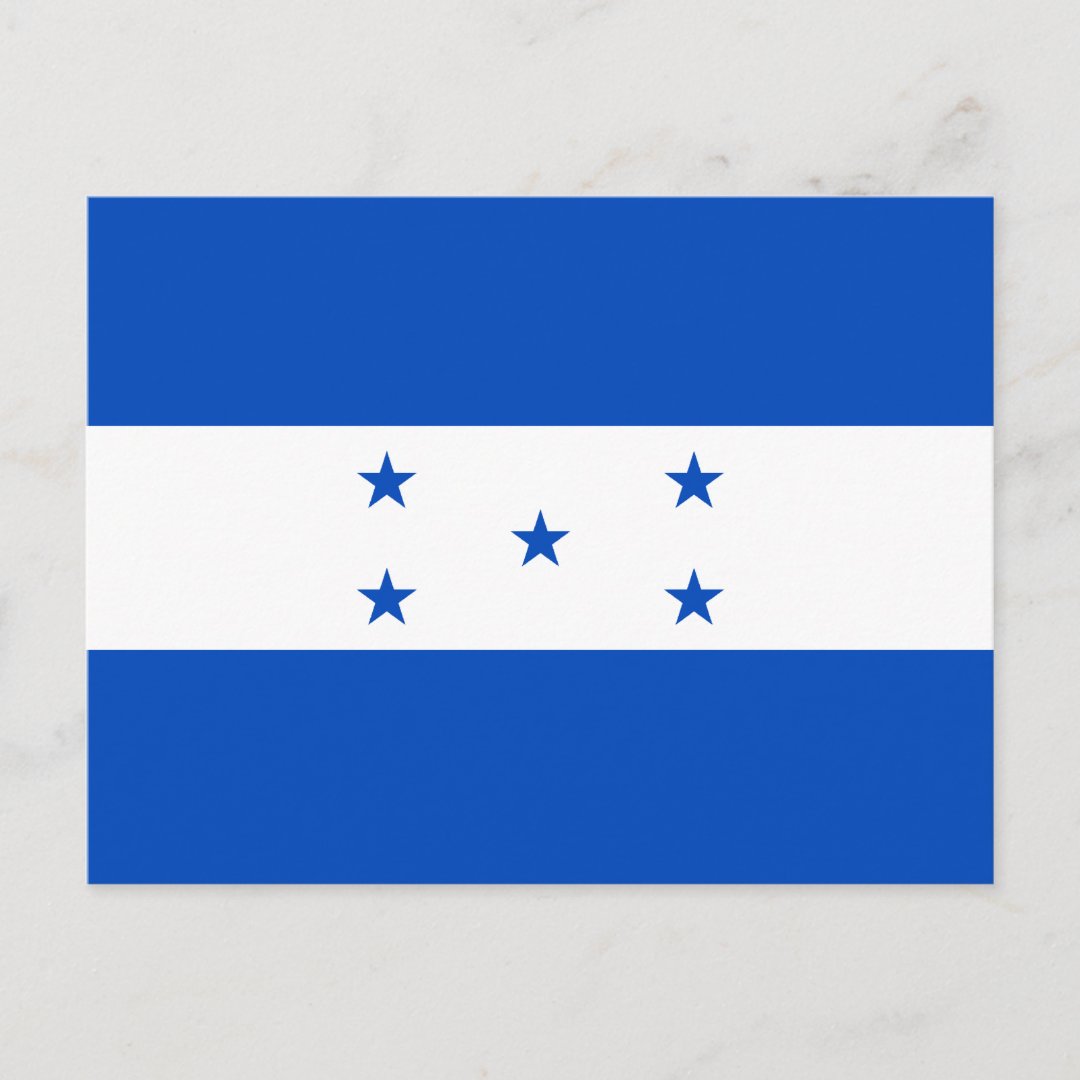 Honduras Flag Postcard | Zazzle