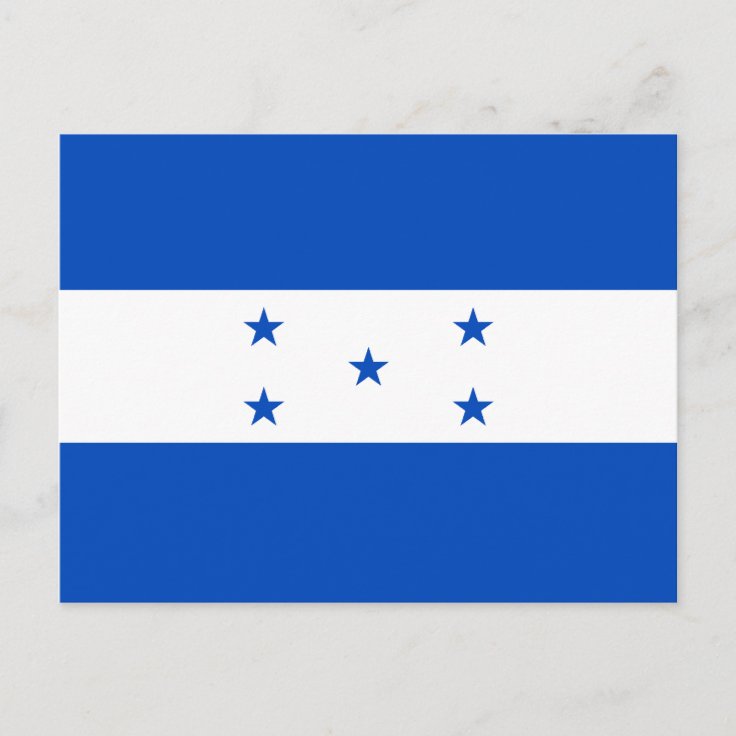 Honduras Flag Postcard | Zazzle