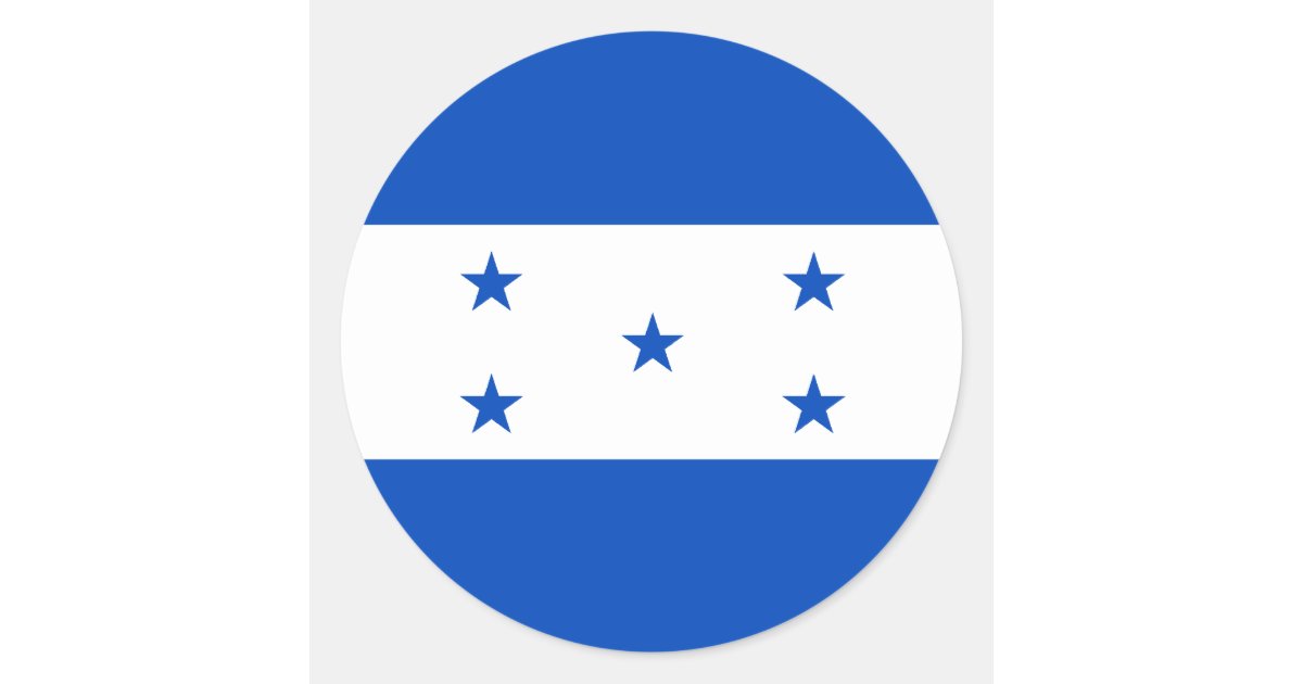 Honduras Flag Sticker | Zazzle