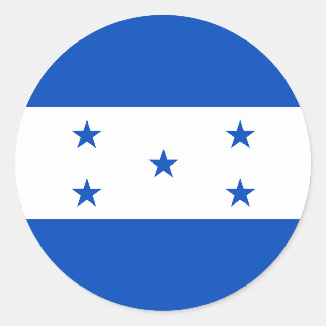 Honduras Flag Sticker | Zazzle
