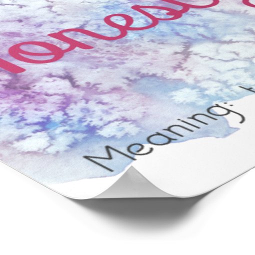 Honesty Character Trait Poster | Zazzle