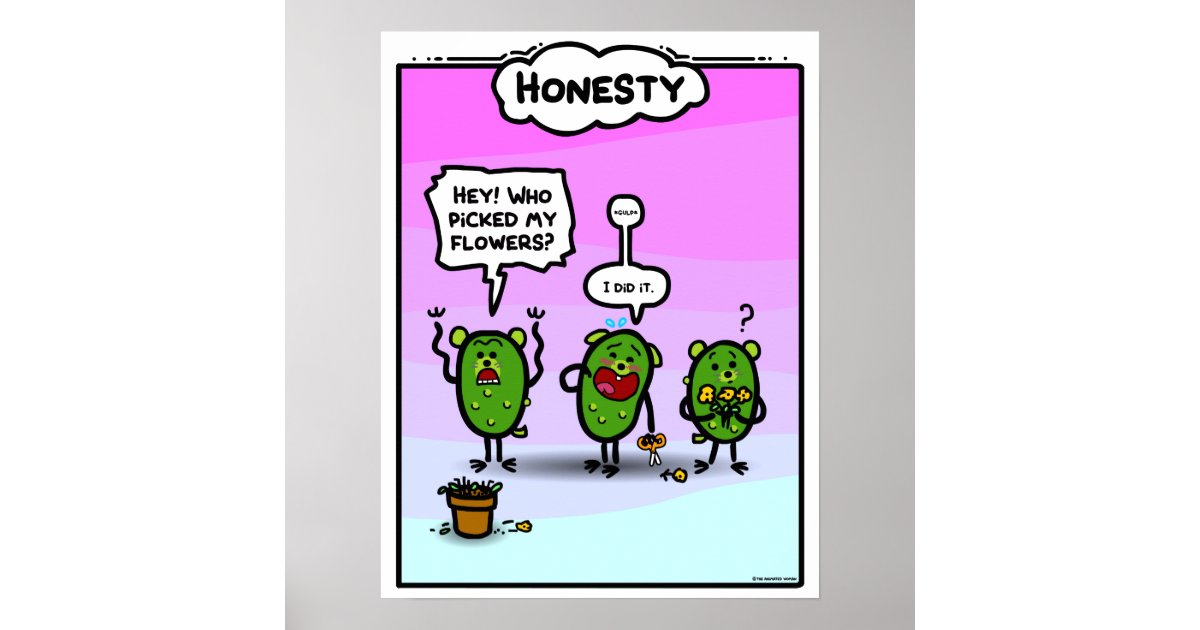 HONESTY POSTER | Zazzle