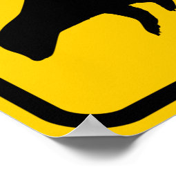 Honey Badger Crossing Sign | Zazzle