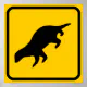 Honey Badger Crossing Sign | Zazzle