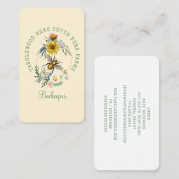 Honey Bee Apiary Beekeeper Business Card | Zazzle