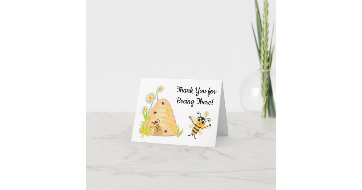 Honey Bee Beehive Thank you note | Zazzle.com