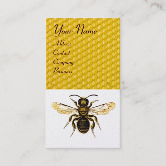HONEY BEE ,BEEKEEPER /beekeeping supplies Business Card | Zazzle.com