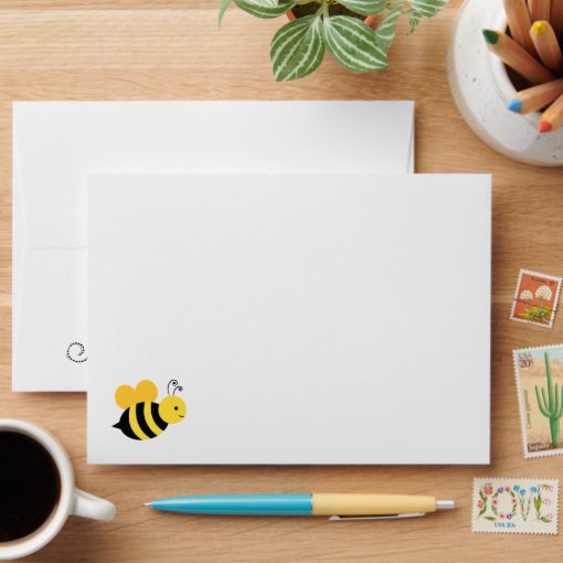 Honey Bee Birthday Bee-Day Envelope | Zazzle