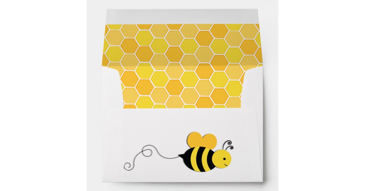 Honey Bee Birthday Bee-Day Envelope | Zazzle