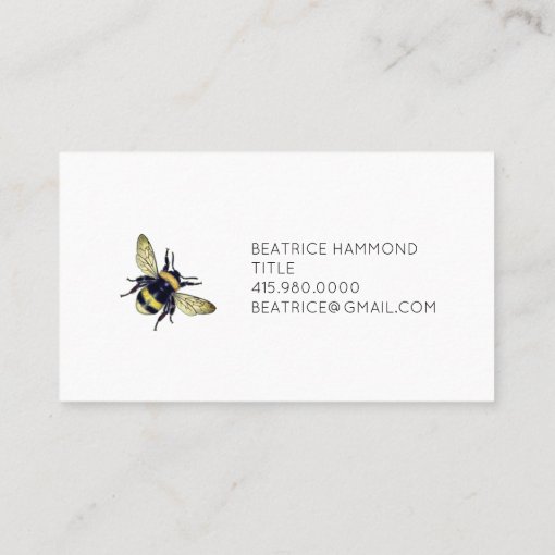Honey Bee Business Card | Zazzle