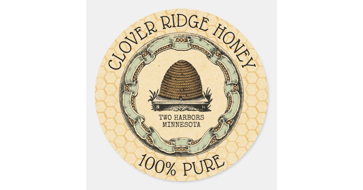 Honey Bee Farm Beekeeper Label | Zazzle