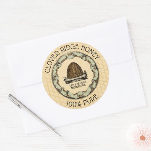 Honey Bee Farm Beekeeper Label | Zazzle