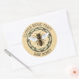 Honey Bee Farm Beekeeper Label | Zazzle