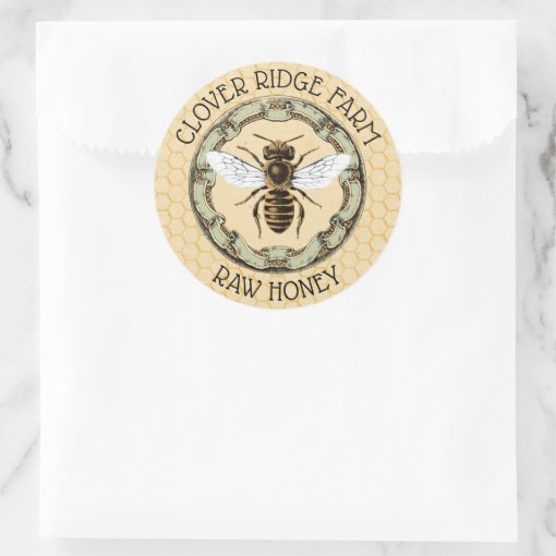 Honey Bee Farm Beekeeper Label | Zazzle