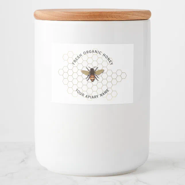 Honey Bee Food Label | Zazzle
