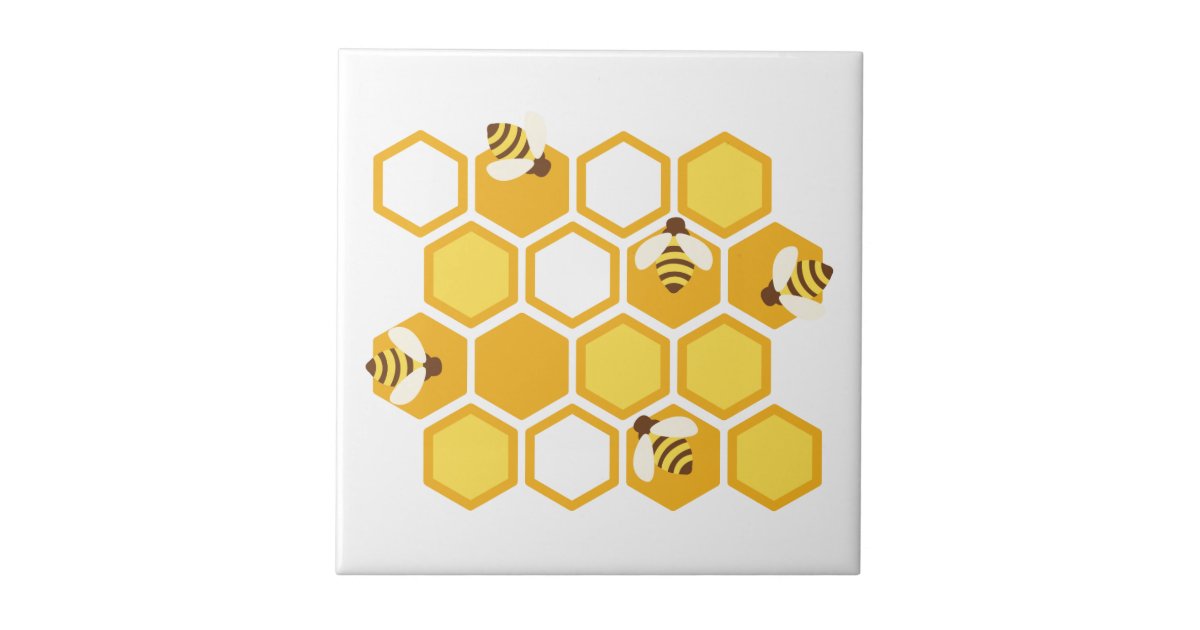 Honey Bee Hive Ceramic Tile | Zazzle
