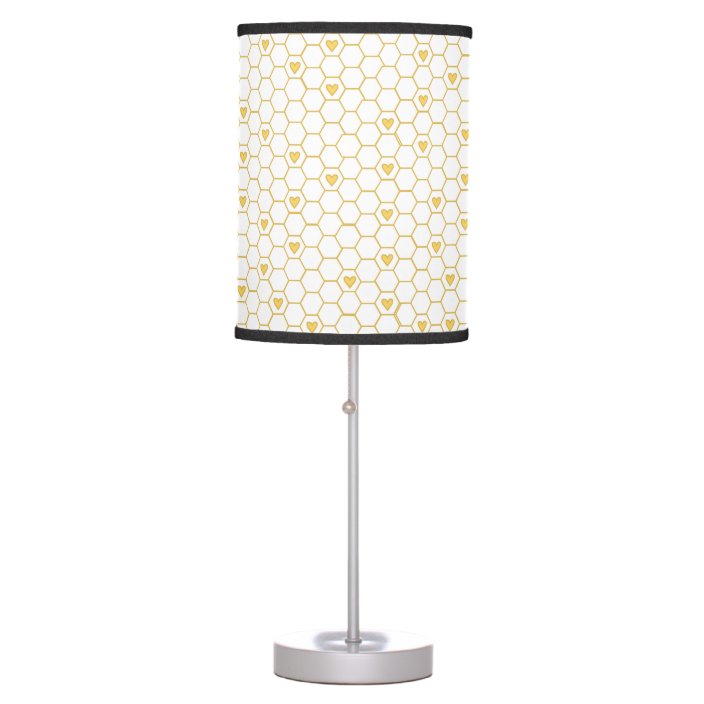 Honey Bee Honeycomb Table Lamp | Zazzle.com