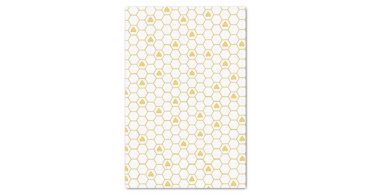 Honey Bee Honeycomb Tissue Paper | Zazzle