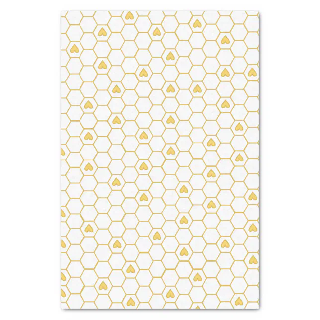 Honey Bee Honeycomb Tissue Paper | Zazzle