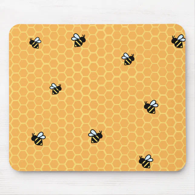 Honey Bee Mouse Pad | Zazzle