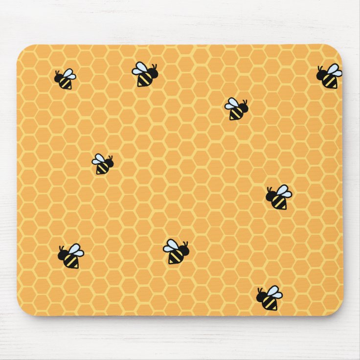 Honey Bee Mouse Pad | Zazzle