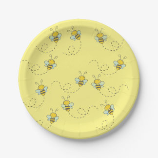 Honey Bee Plates | Zazzle