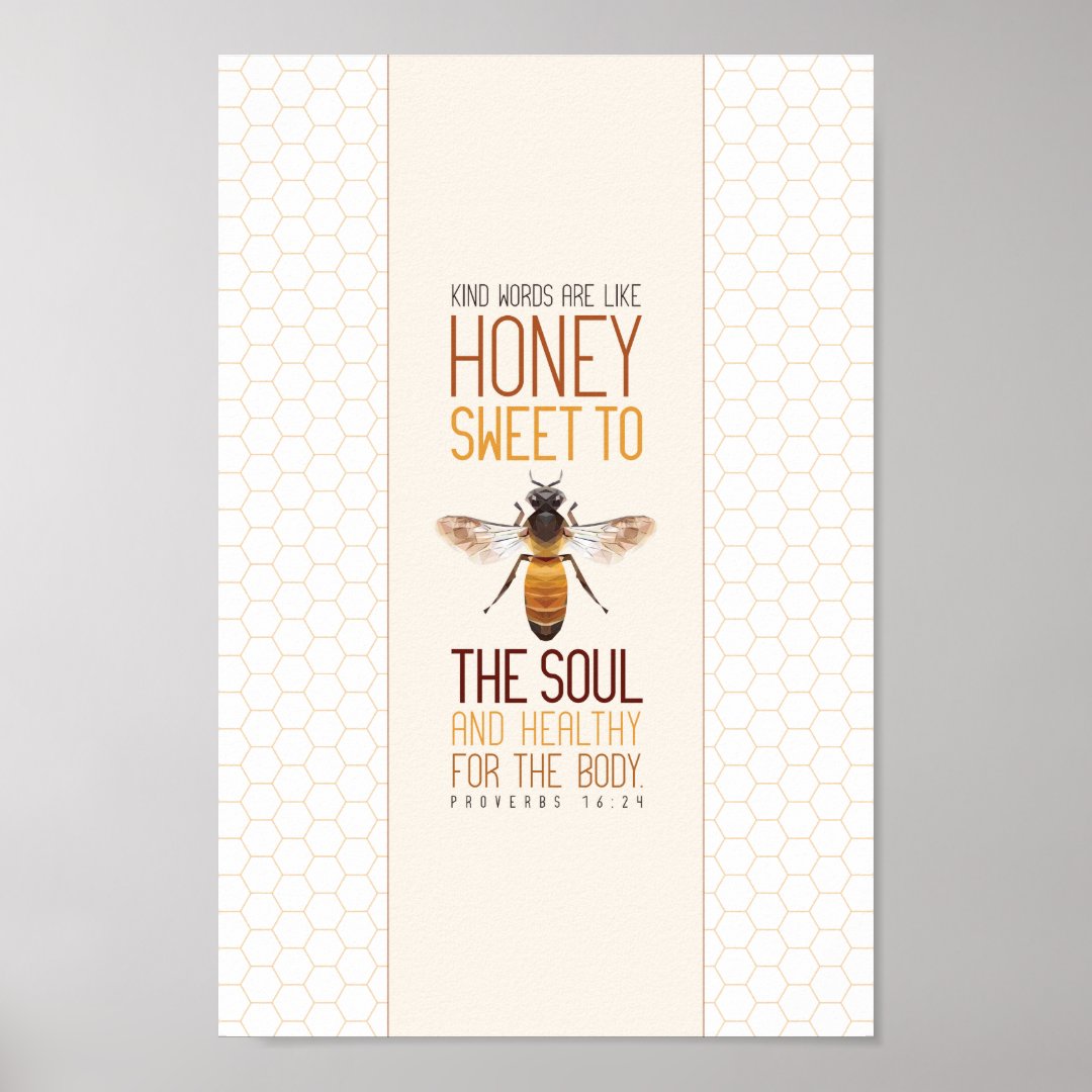 Honey Bee Poster | Zazzle