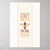 Honey Bee Poster | Zazzle