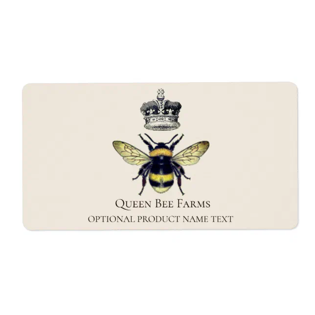 Honey Bee Products Apiary Label | Zazzle