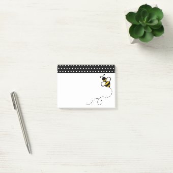 Honey Bee School Office Post It Notes Gift | Zazzle