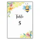 Honey bee table number | Zazzle