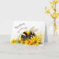 Honey Bee you are Bee-utiful Birthday Card | Zazzle