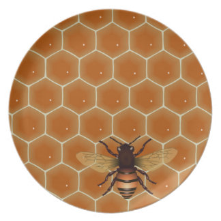 Honey Bee Plates | Zazzle