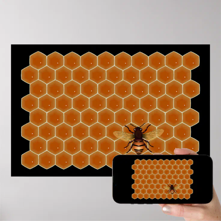 Honey Bees Poster | Zazzle