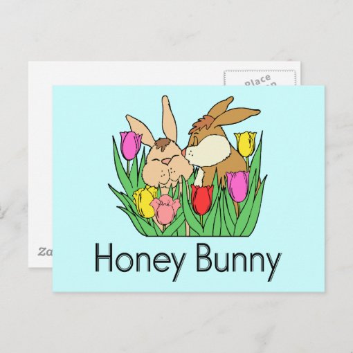 Honey Bunny Postcard | Zazzle