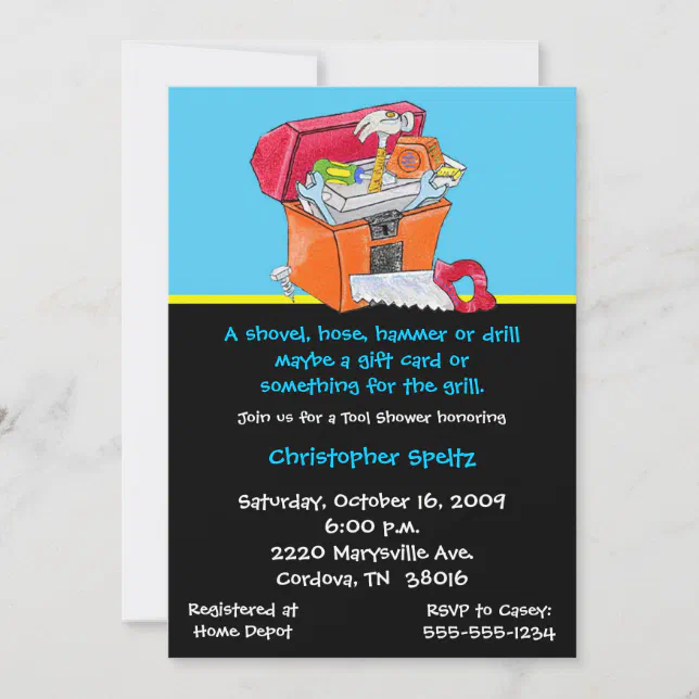 Honey Do Tool Bridal shower Invitation | Zazzle
